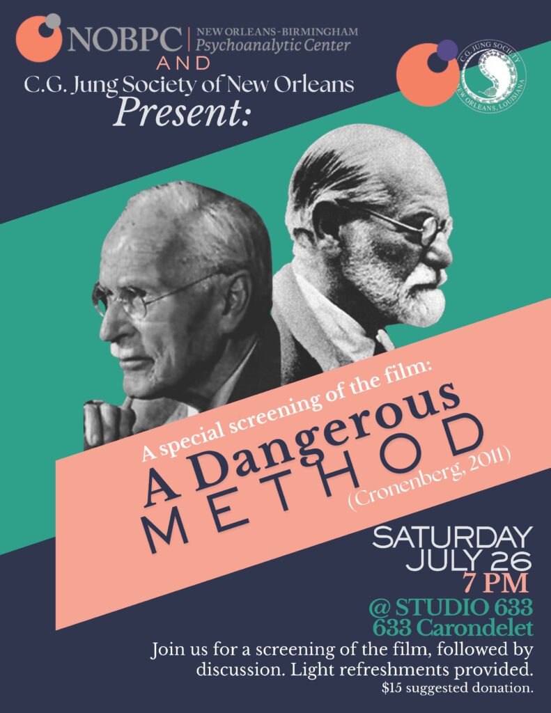 Freud vs. Jung: A Dangerous Method film screening | NOBPC | New Orleans ...